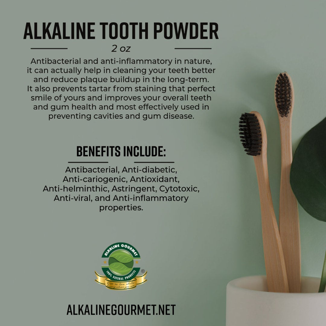 Alkaline Tooth Powder | Shop Alkaline Gourmet
